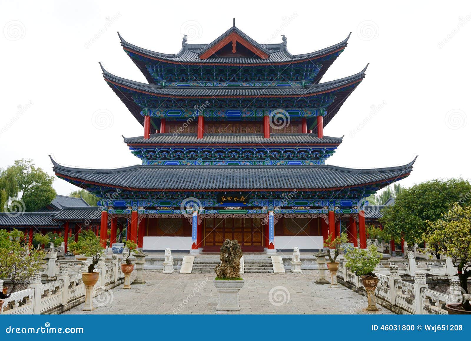 Casa De Madera De China Yunnan Foto de archivo - Imagen de antiguo ...
