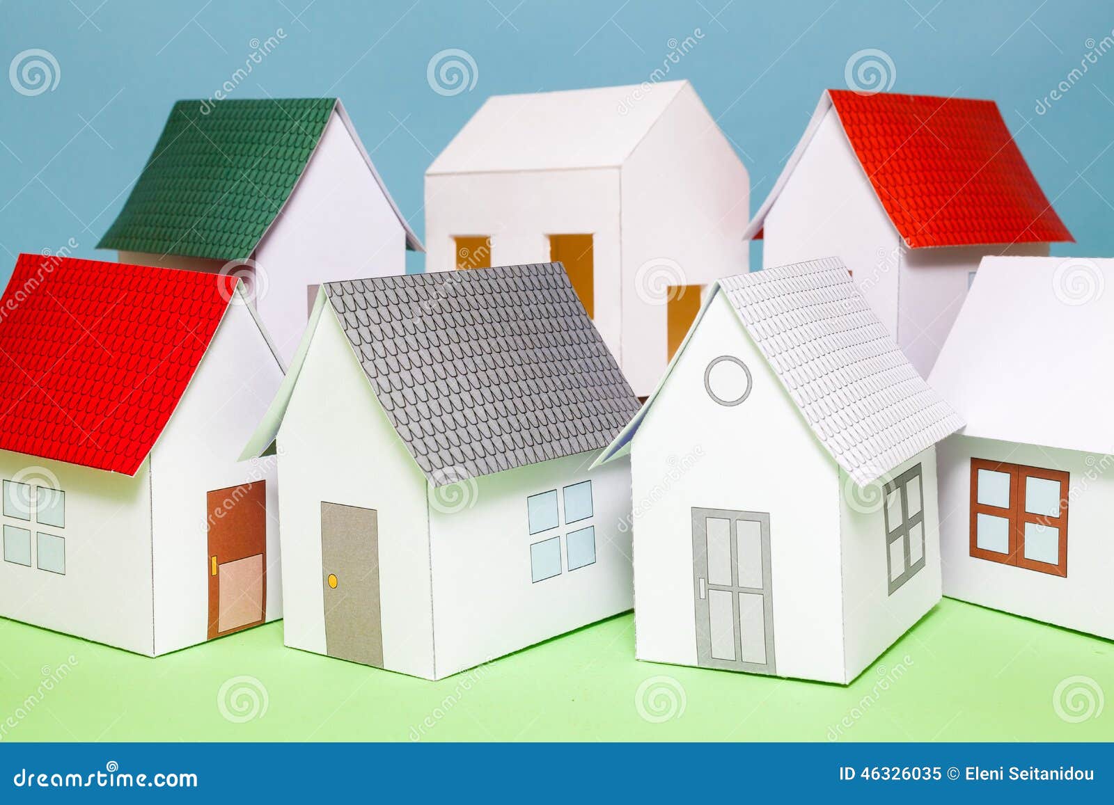 Casa de Papercraft imagen de archivo. Imagen de edificio - 46326035
