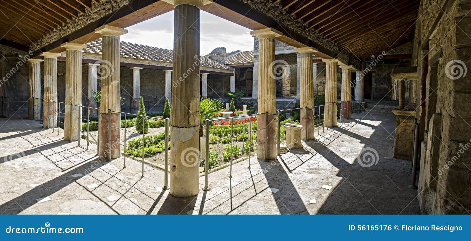 Casa De Roma Antigua En Pompeya Foto de archivo - Imagen de romano ...