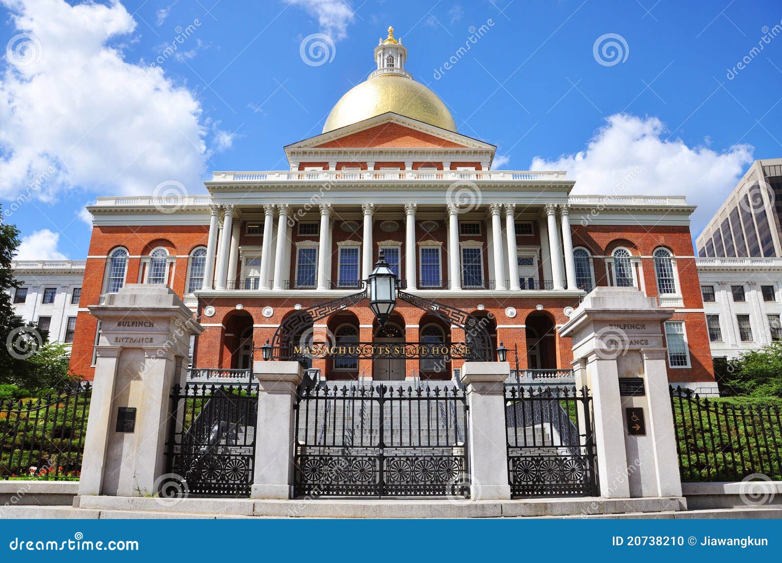 Casa Del Estado De Massachusetts, Boston Foto de archivo - Imagen de ...