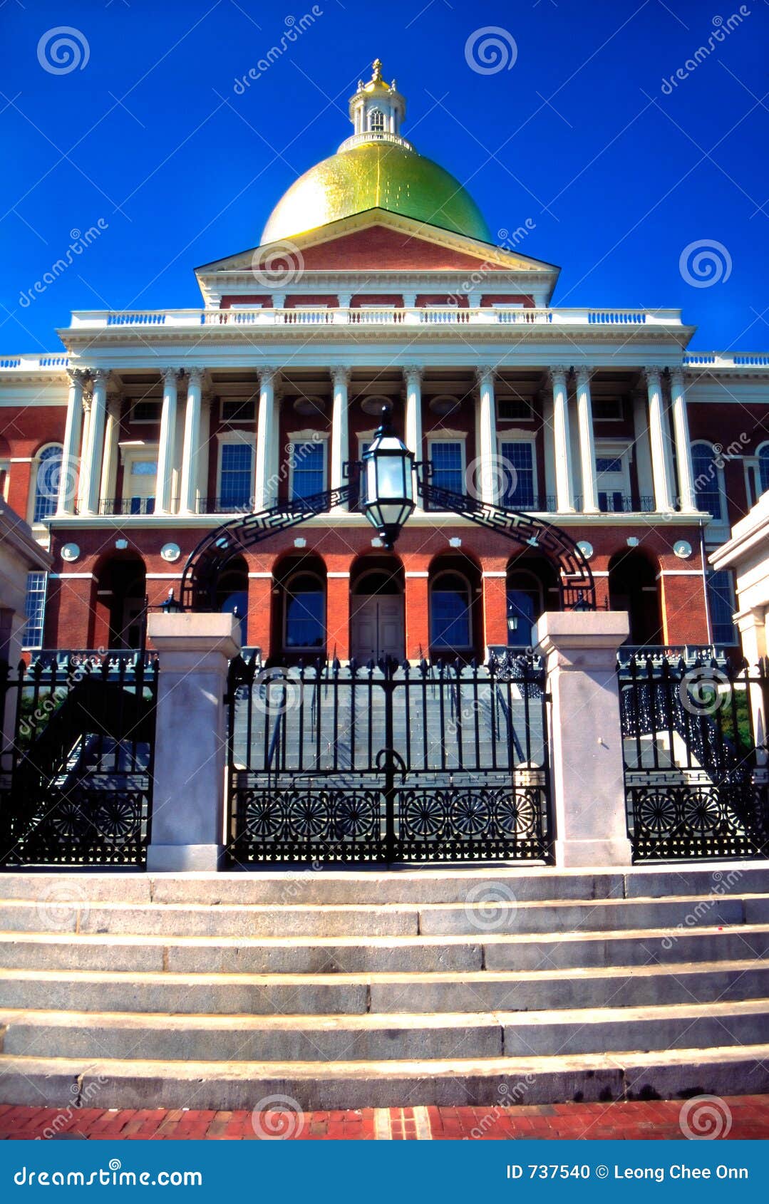 Casa Del Estado De Massachusetts, Boston Foto de archivo - Imagen de ...