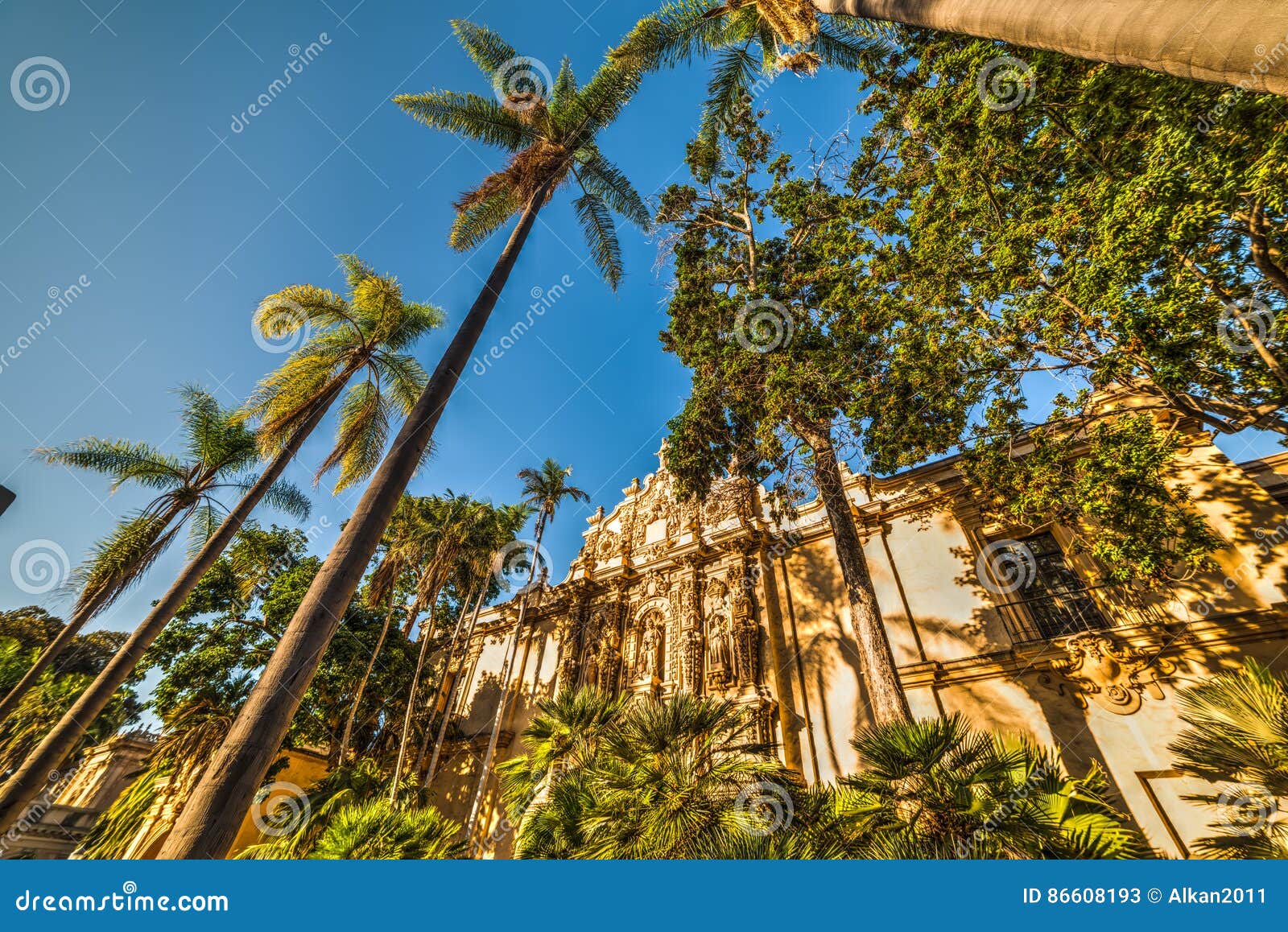 Casa Del Prado in Balboa Park Stock Image - Image of spanish, balboa ...