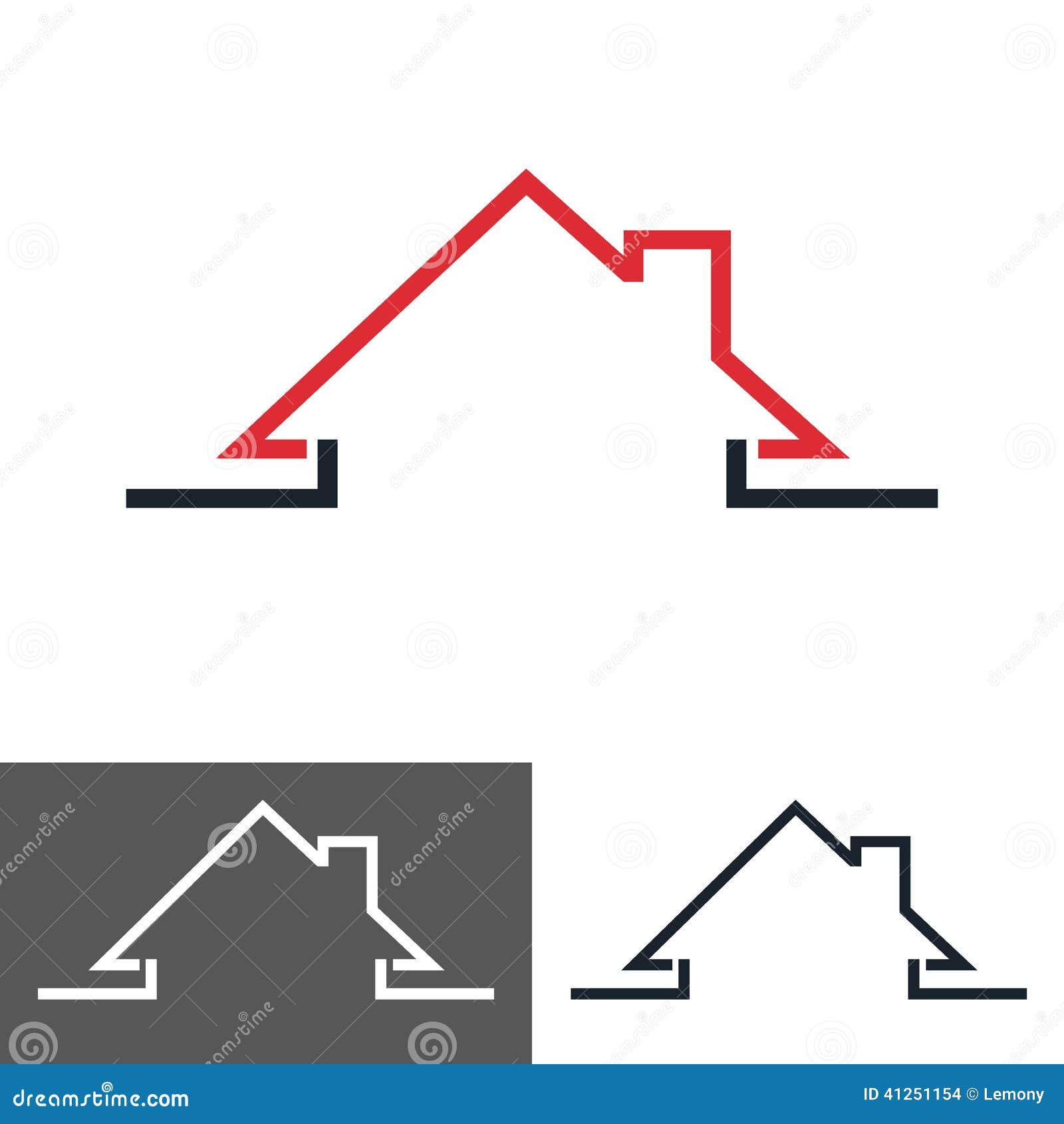 Casa, Icona Della Casa, Logo Illustrazione Vettoriale - Illustrazione ...
