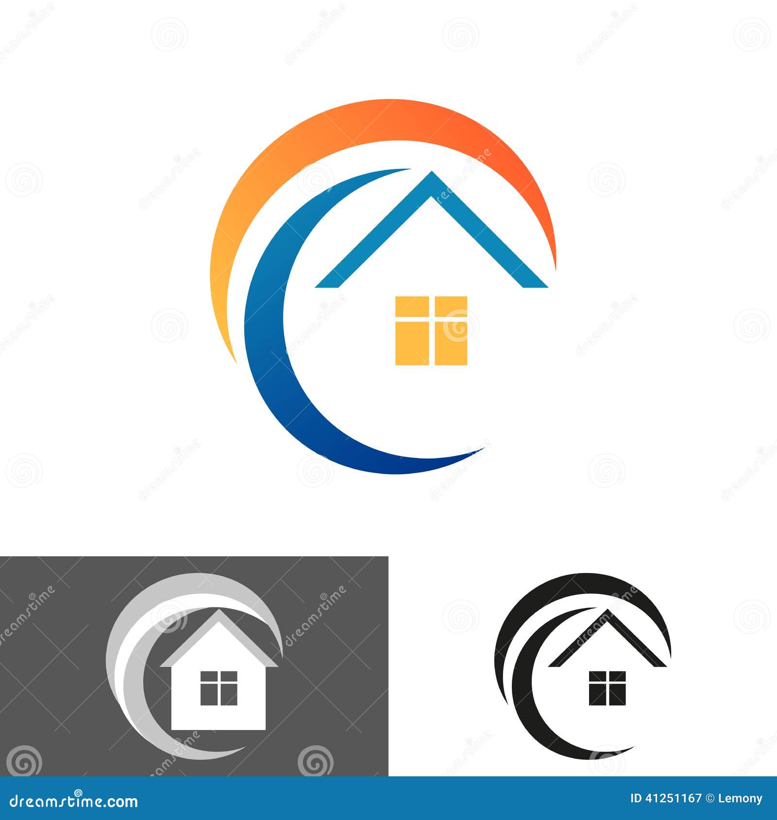 Casa, Icona Della Casa, Logo Illustrazione Vettoriale - Illustrazione ...