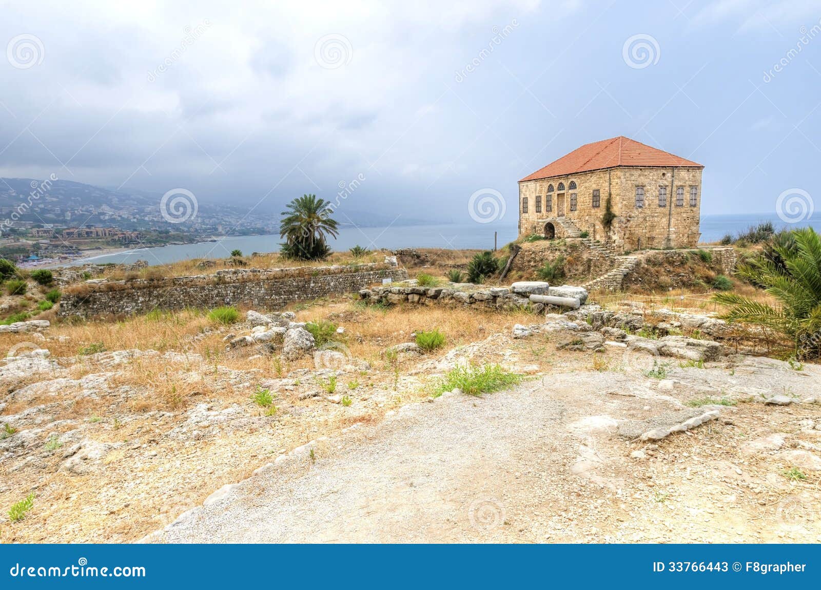 Casa Libanesa Tradicional, Byblos Imagen de archivo - Imagen de ...
