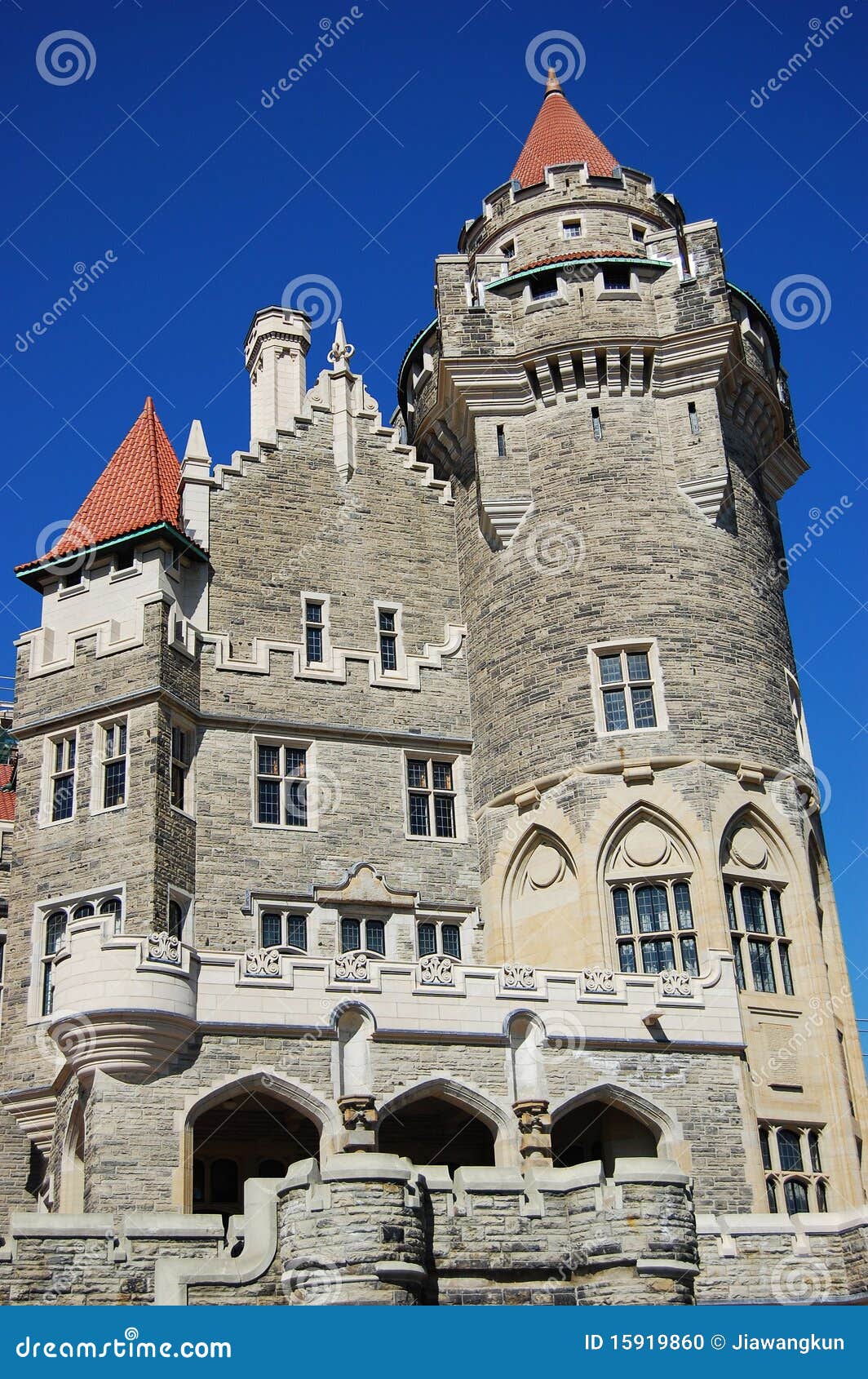Casa Loma Castle in Toronto, Canada Stock Photo - Image of rococo ...