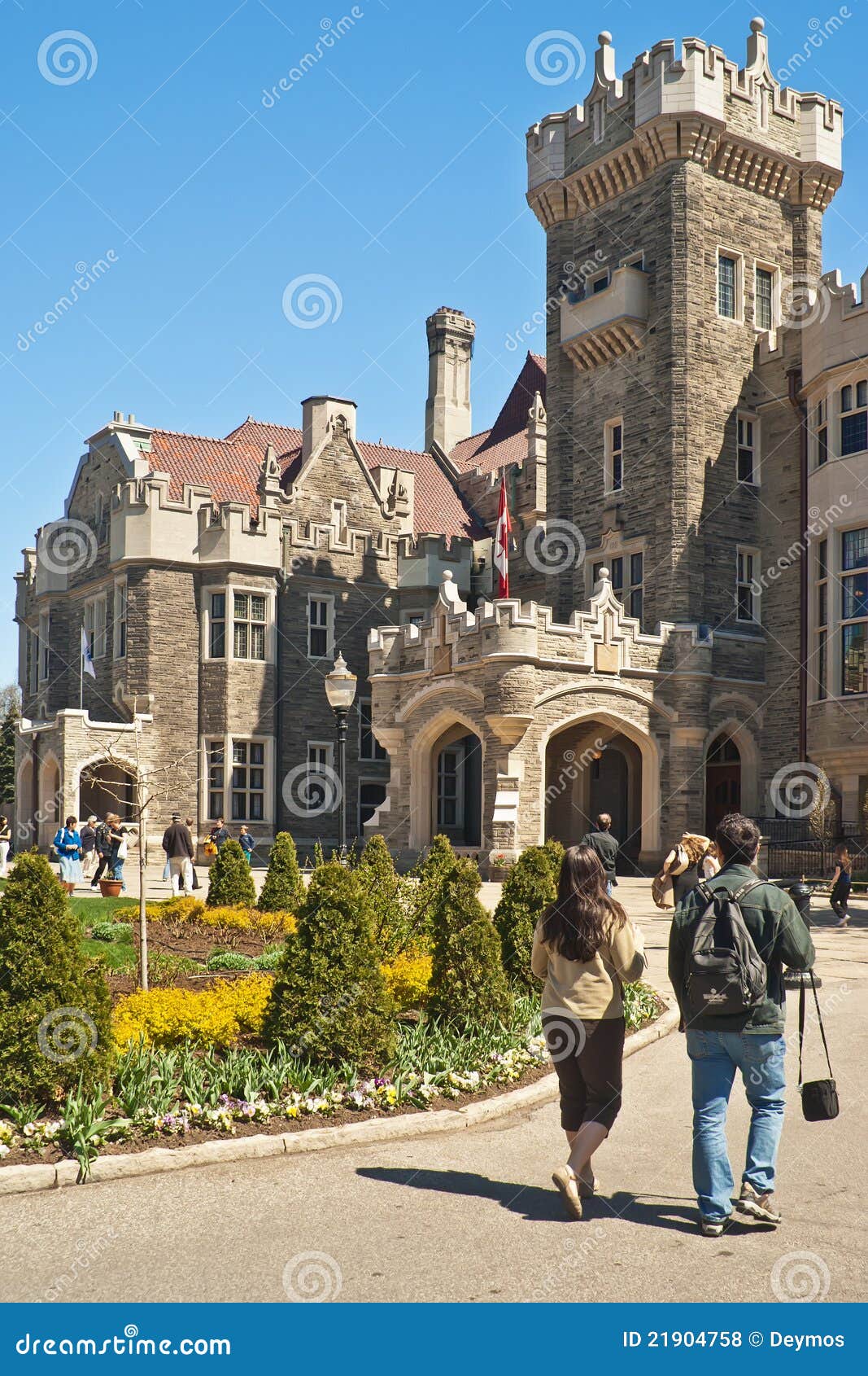 Casa Loma Castle in Toronto, Canada Editorial Stock Photo - Image of ...