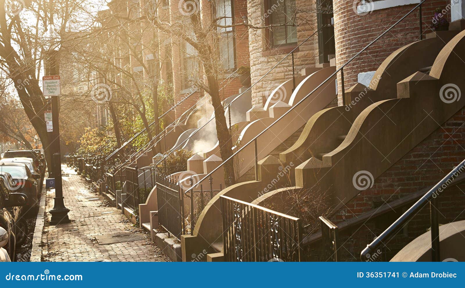 Casa residencial de Boston imagem de stock. Imagem de casa - 36351741