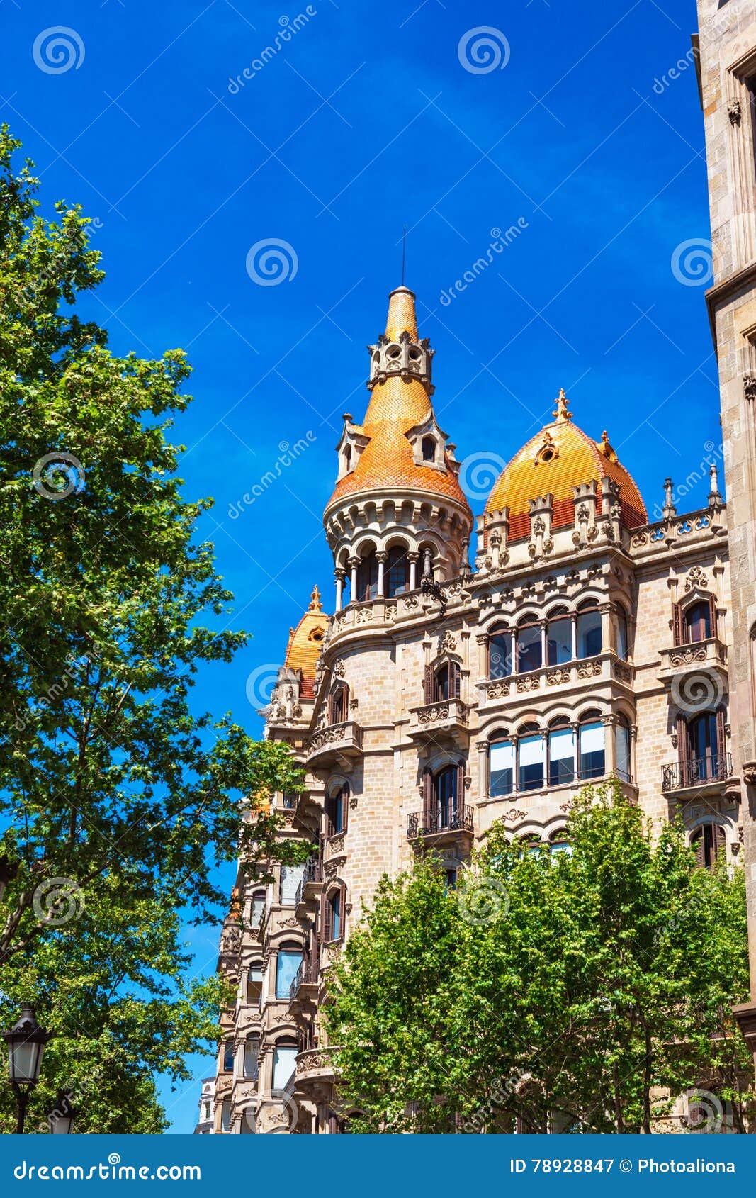 Casa Rocamora or Lleo Morera Stock Image - Image of landmark, loft ...
