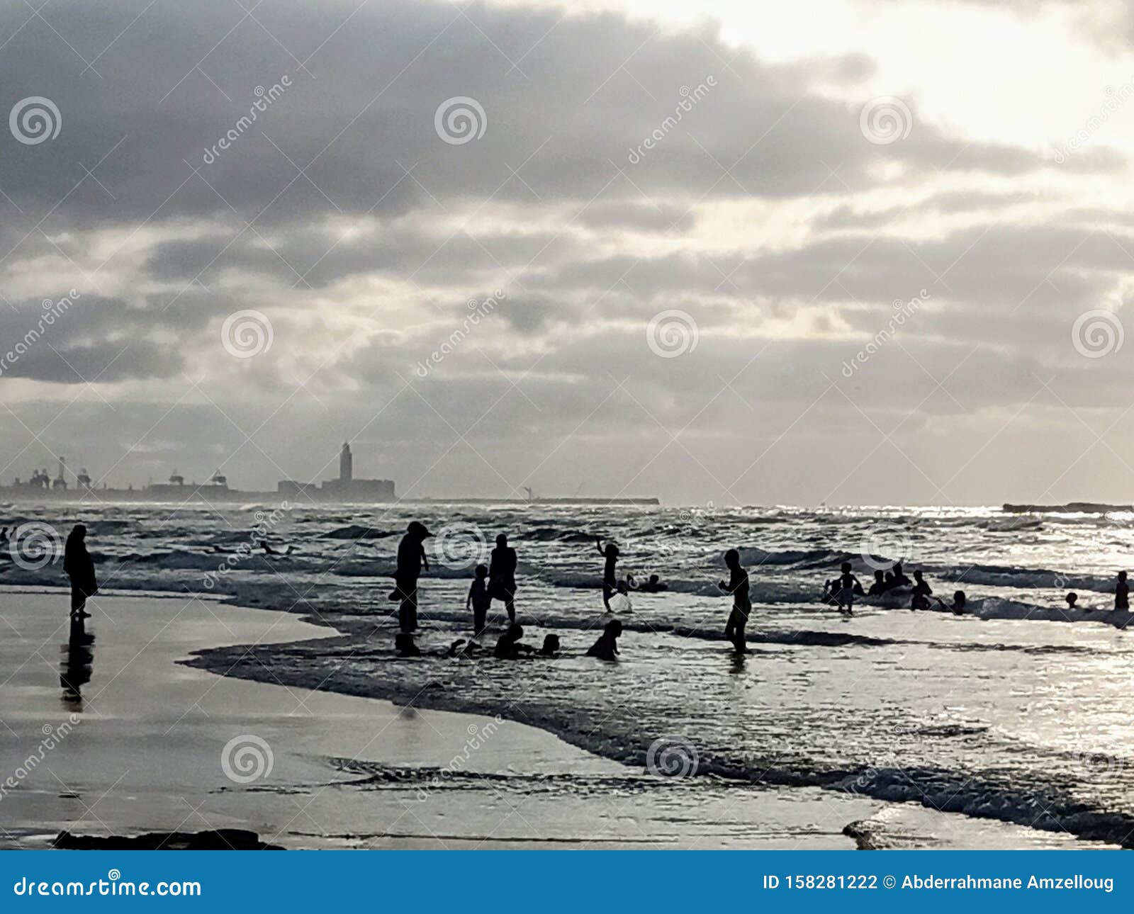Casablanca : Ain Sebaa Beach Morocco Stock Photo - Image of sebaa ...