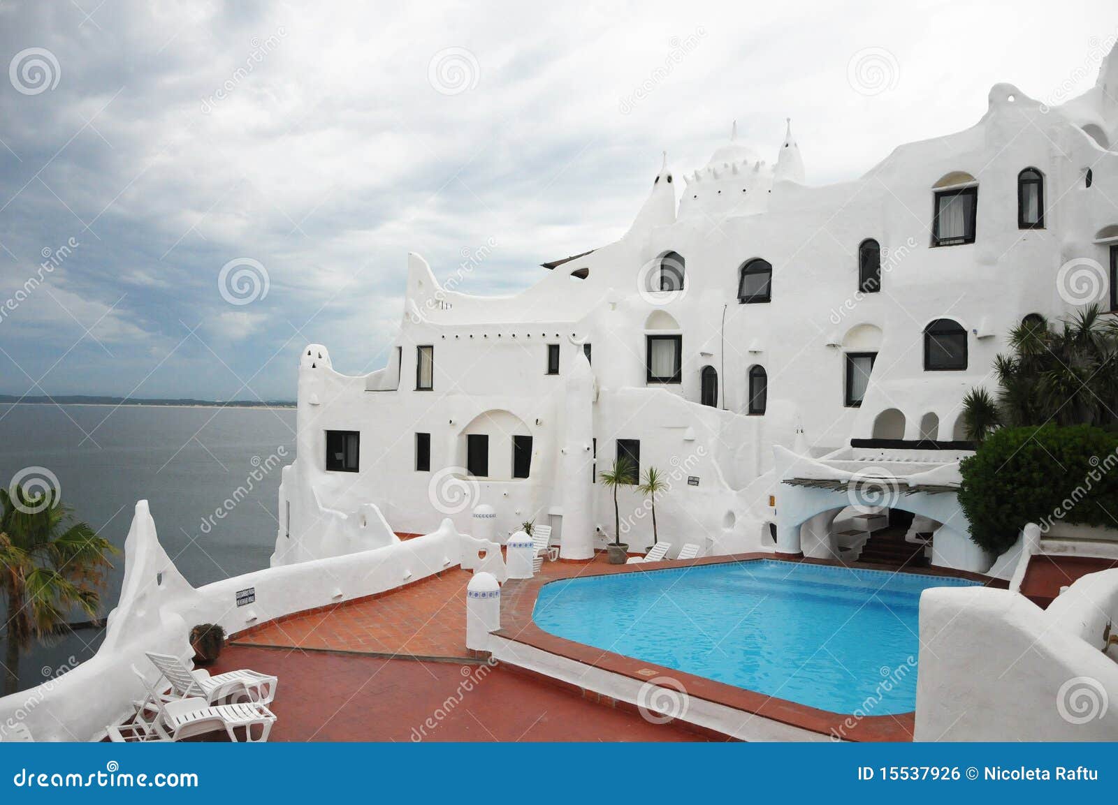 Casapueblo Punta del Este stock photo. Image of uruguay - 15537926