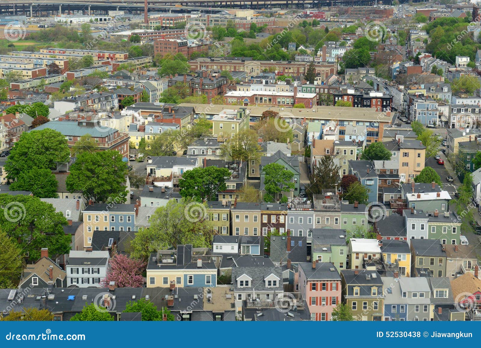 Casas De Boston Charlestown, Massachusetts, Los E.E.U.U. Foto de ...