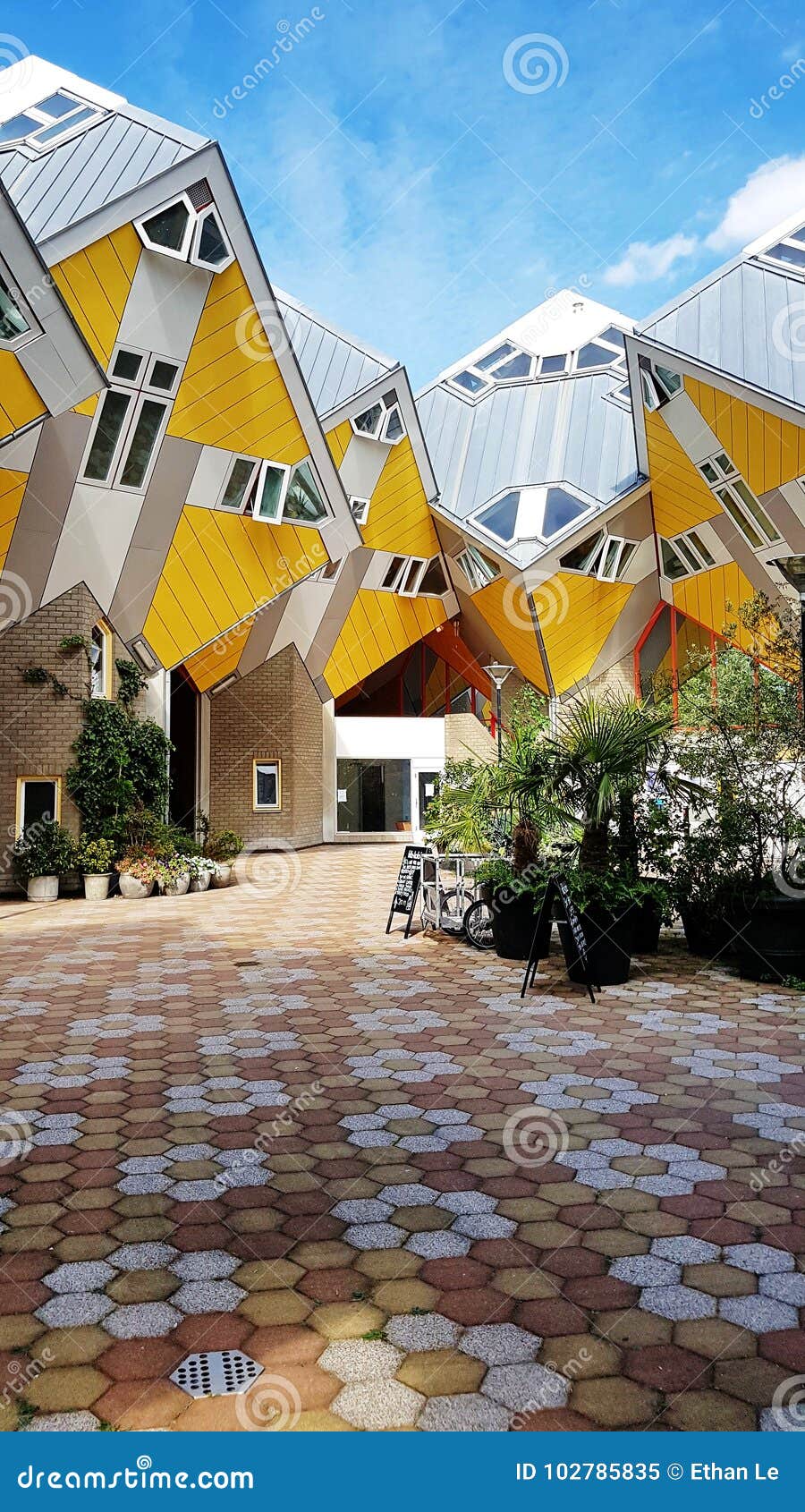 Casas Del Cubo En Rotterdam Imagen editorial - Imagen de holandés ...