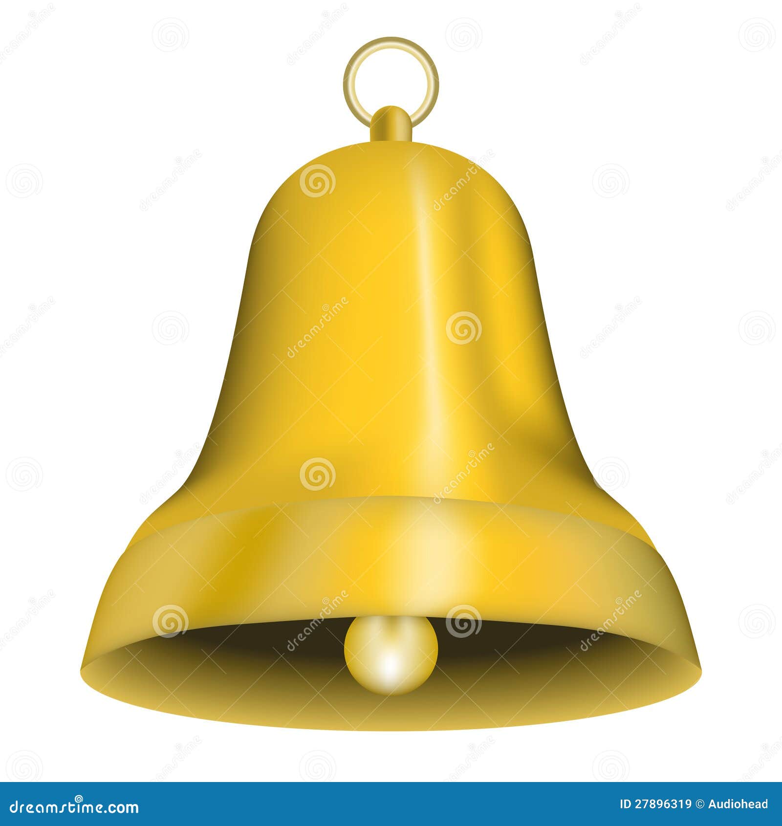 Cascabeleo Bell ilustración del vector. Ilustración de blanco - 27896319