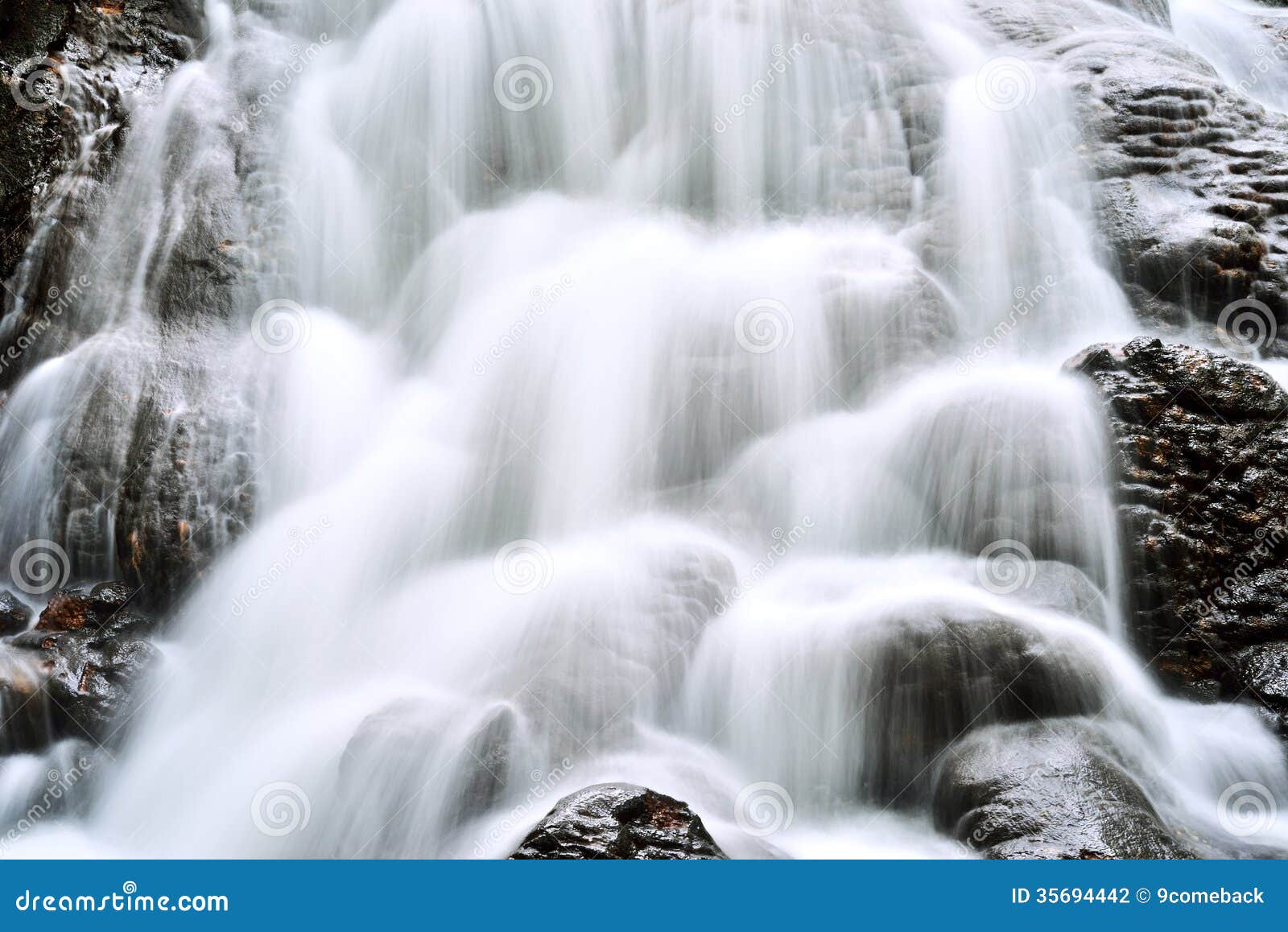 Cascad waterfall stock photo. Image of spring, nature - 35694442
