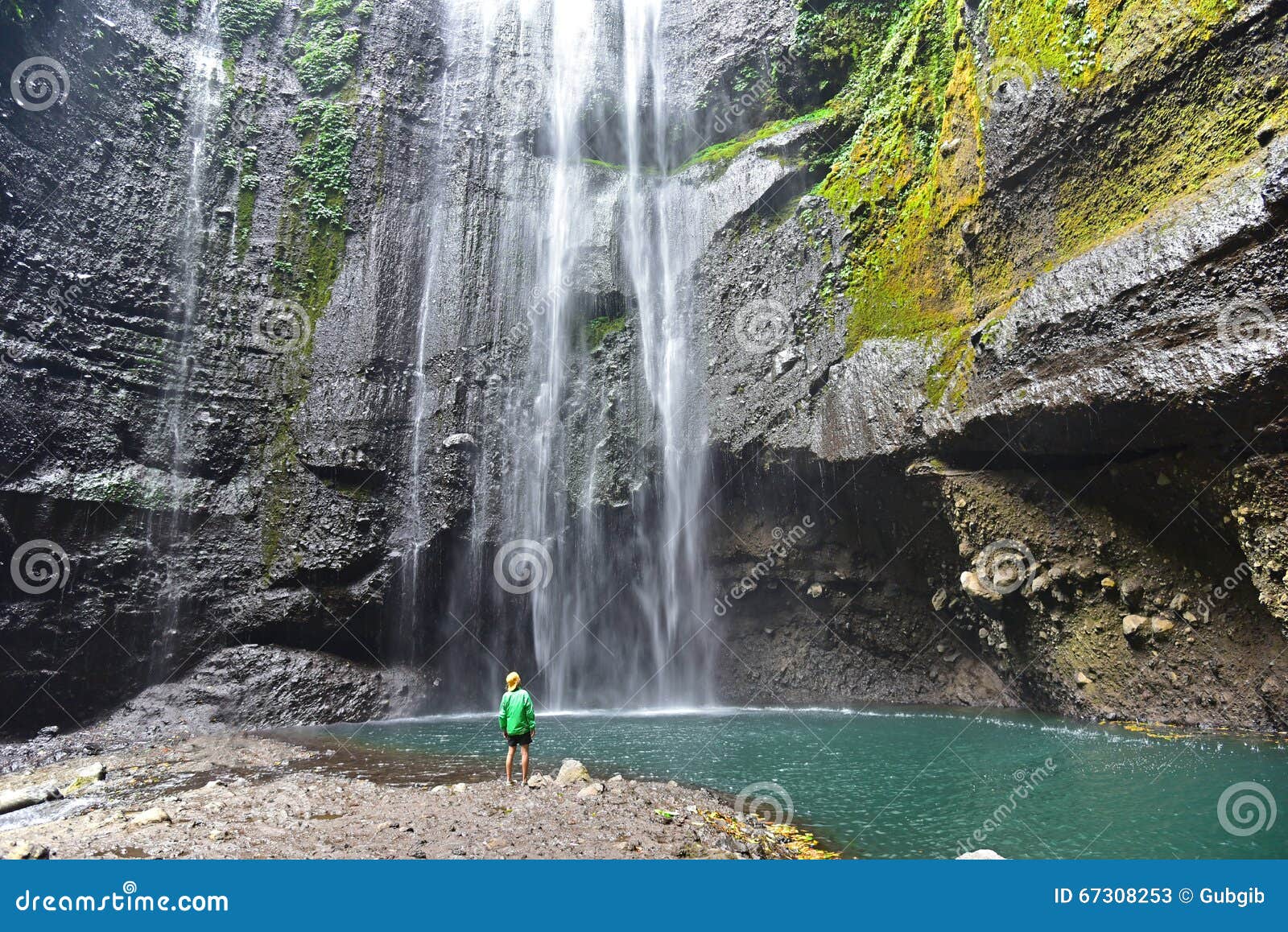 Cascada De Madakaripura En Java Oriental Imagen de archivo - Imagen de ...