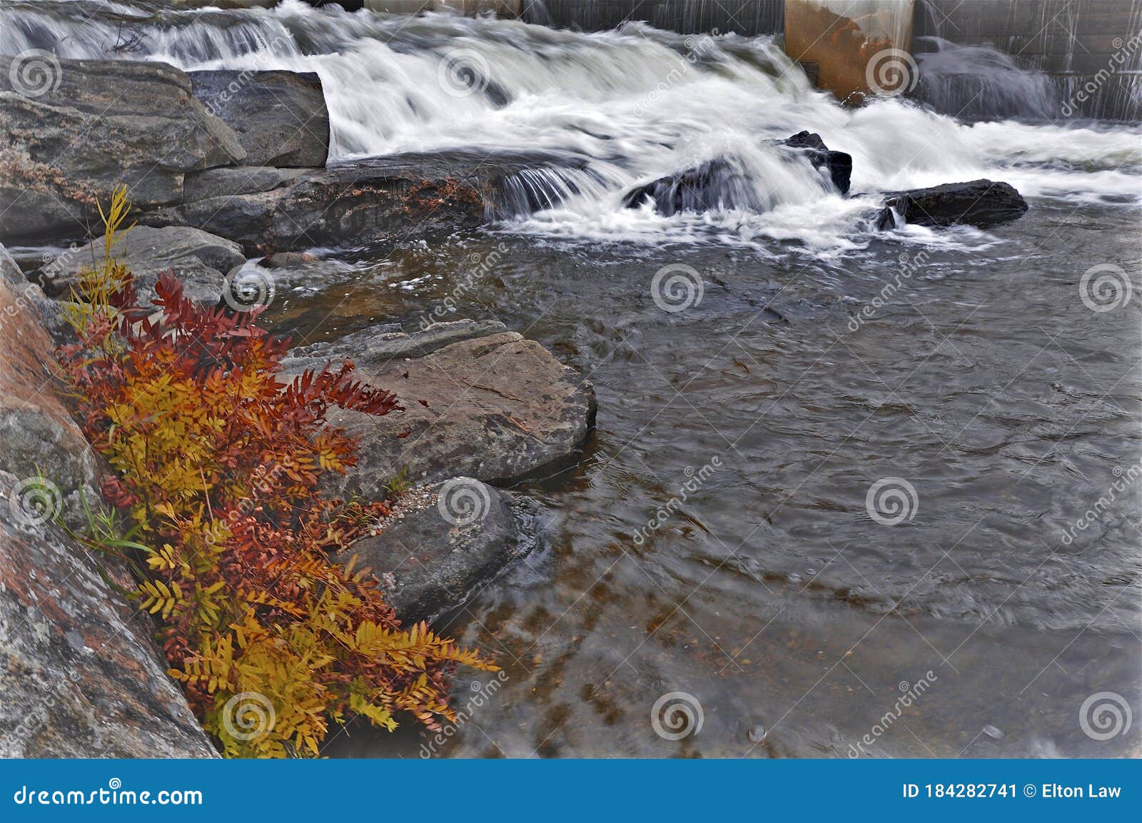 Cascadas De Bala En Bala Ontario Canada Imagen de archivo - Imagen de ...