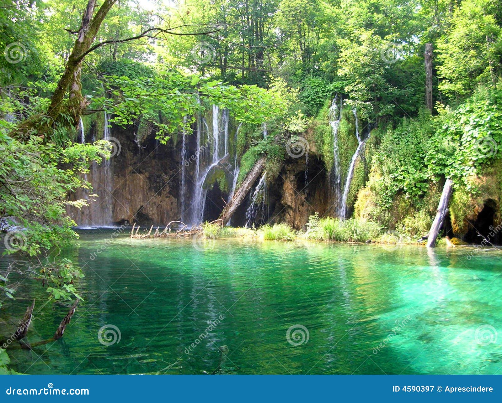 Cascadas En El Parque De Plitvice Imagen de archivo - Imagen de ...
