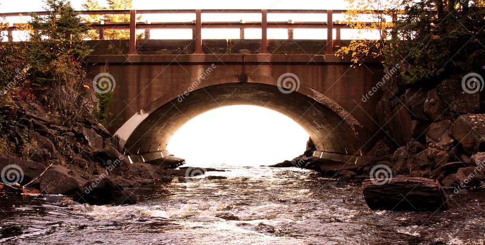 Cascade Bridge stock photo. Image of landscape, seasons - 16391332