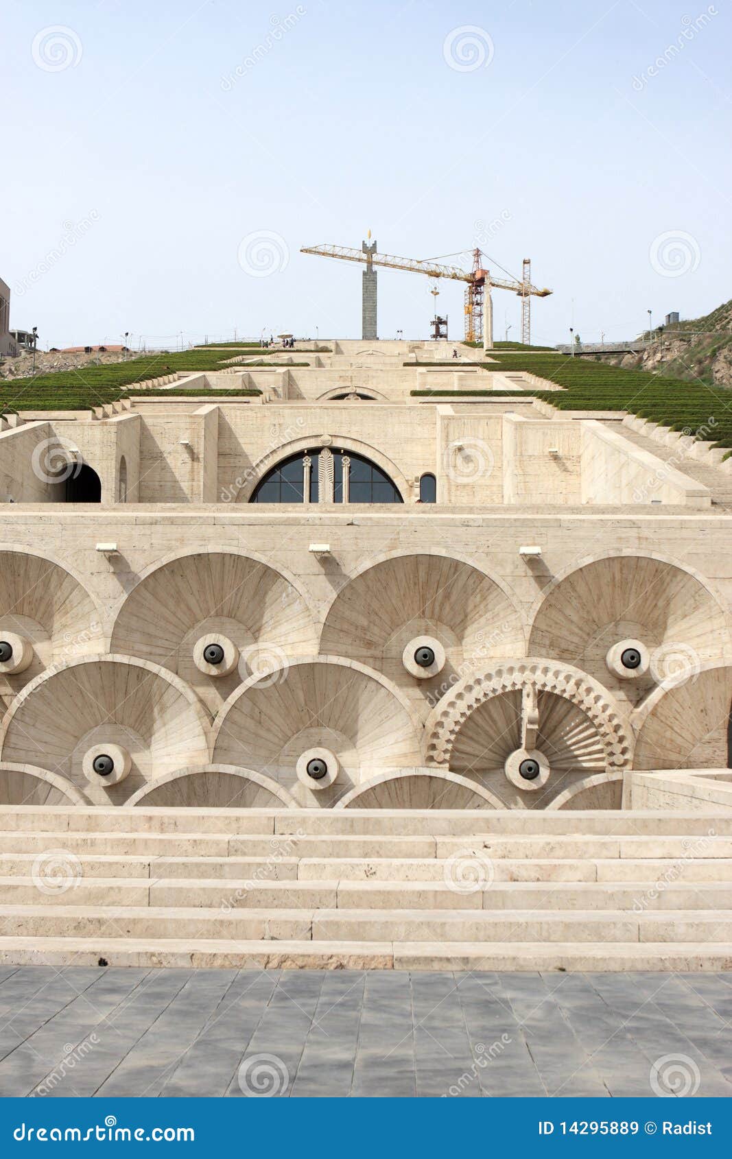 Cascade Complex in Yerevan stock image. Image of urban - 14295889