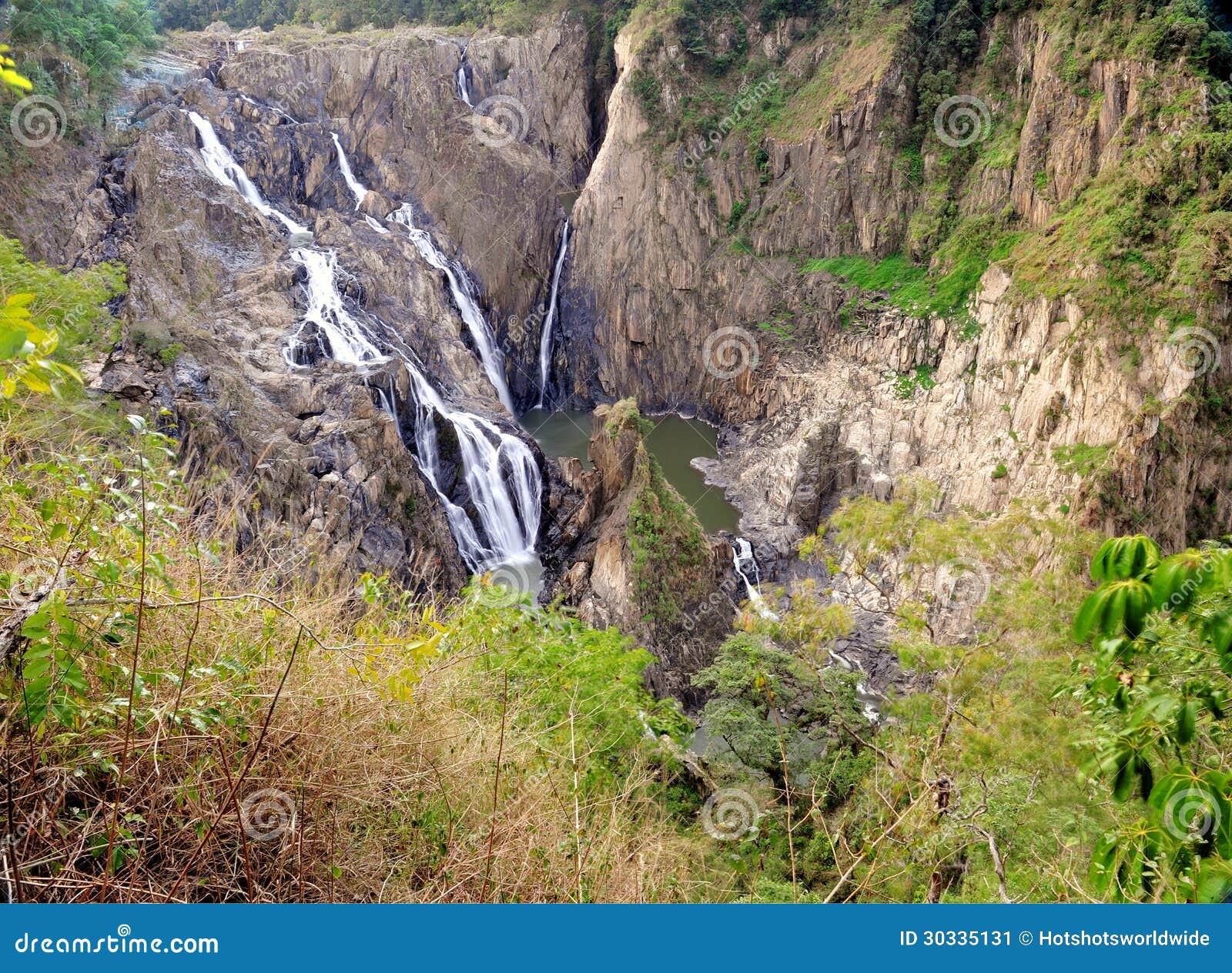 Cascade De Barron Falls, Cairns, Queensland, Australie Image stock ...