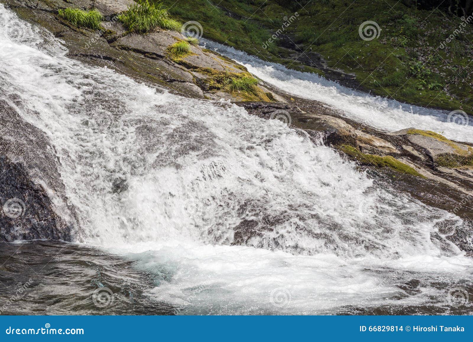 Cascade flowing stock photo. Image of country, landscape - 66829814