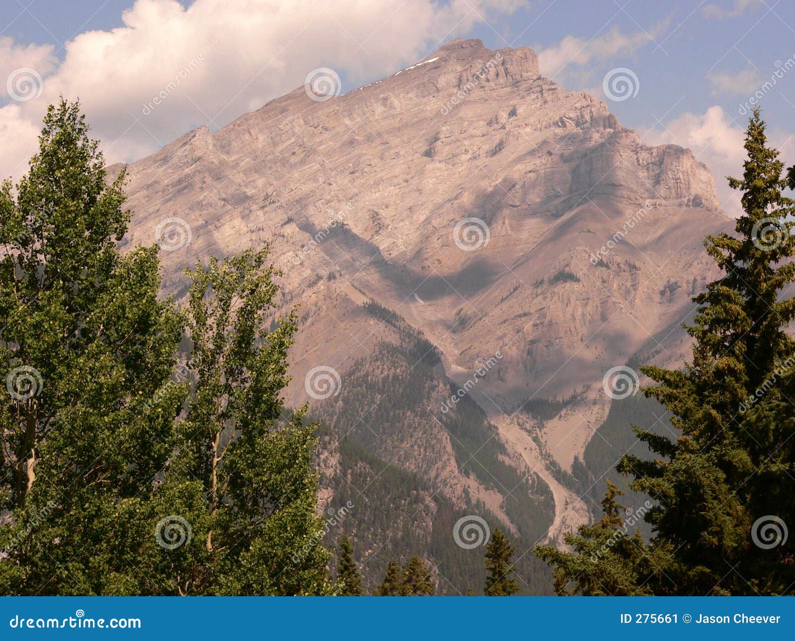 Cascade Mountain - Banff National Park Royalty-Free Stock Photography ...