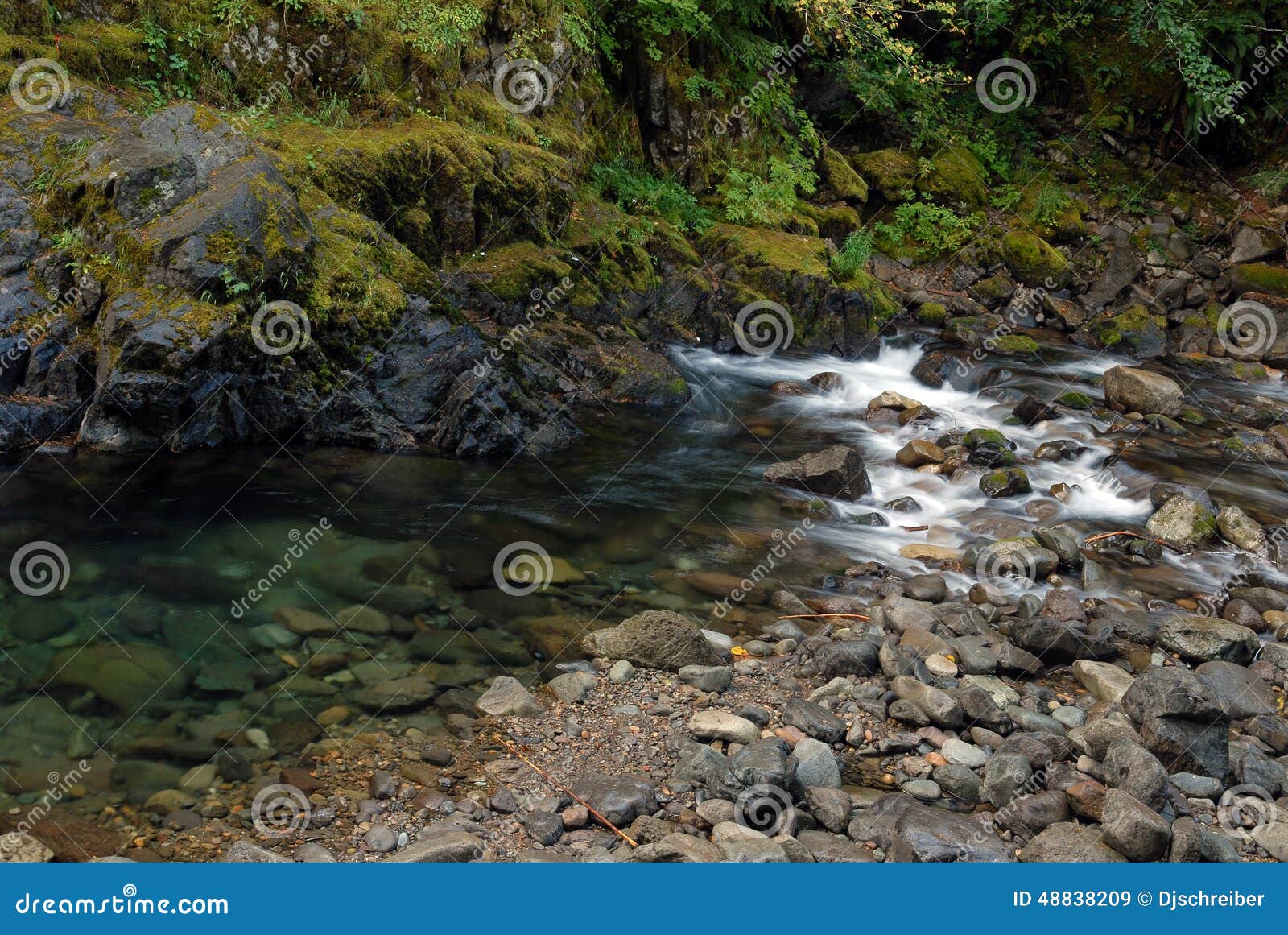 Cascade Mountain Stream stock image. Image of creek, cascade - 48838209