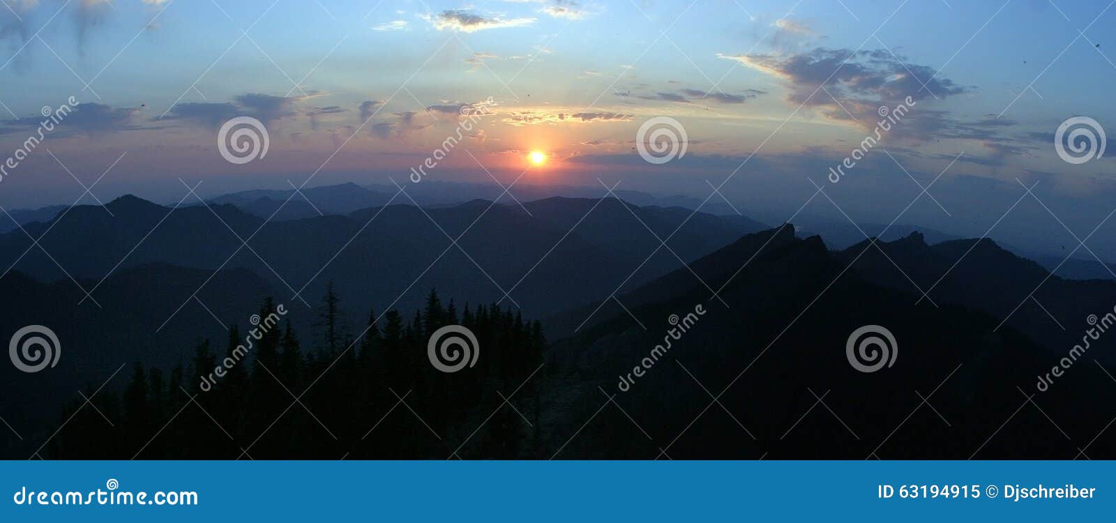 Cascade Mountain sunset stock image. Image of washington - 63194915