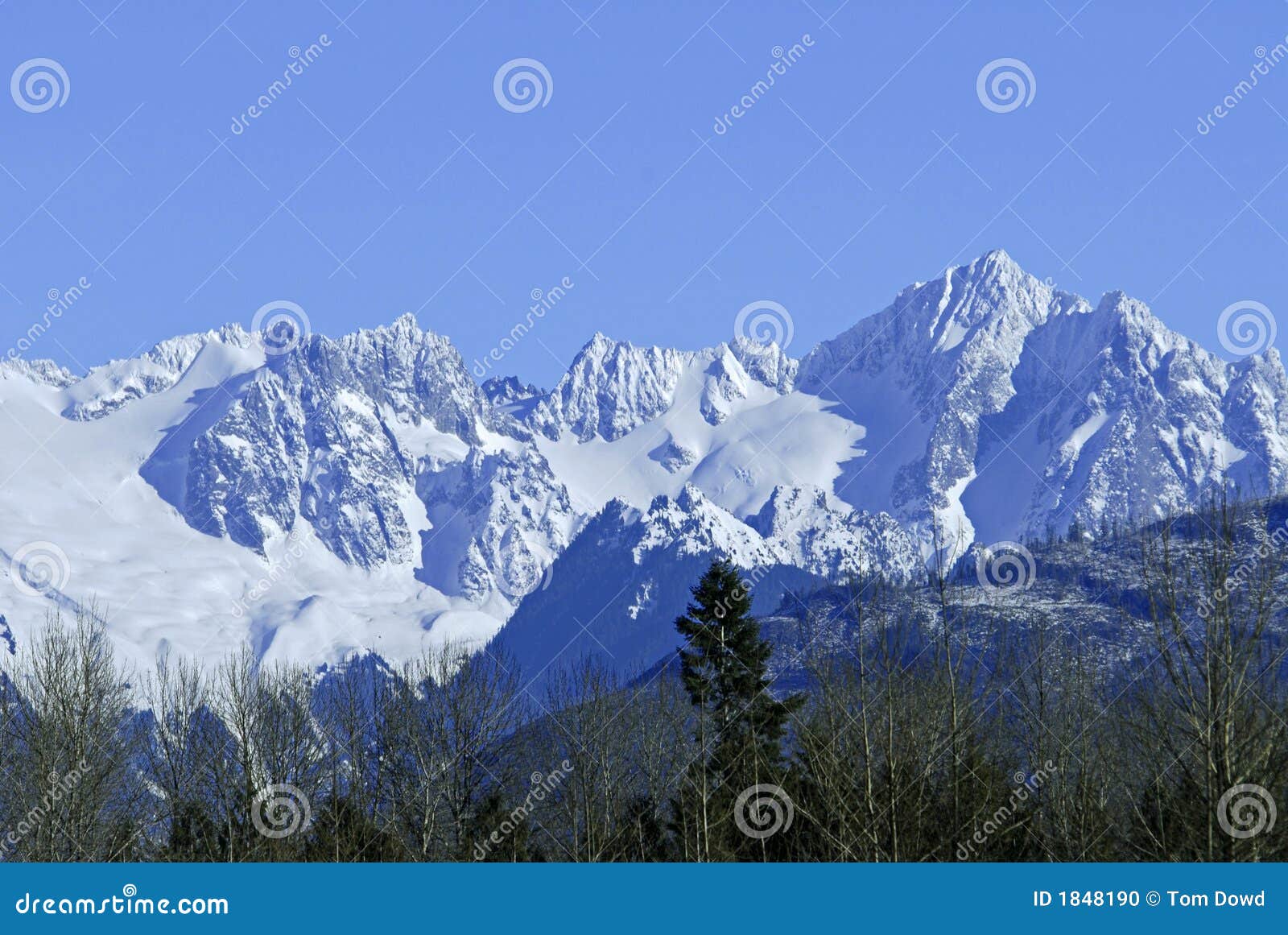 Cascade Mountains stock photo. Image of ridge, range, cascade - 1848190