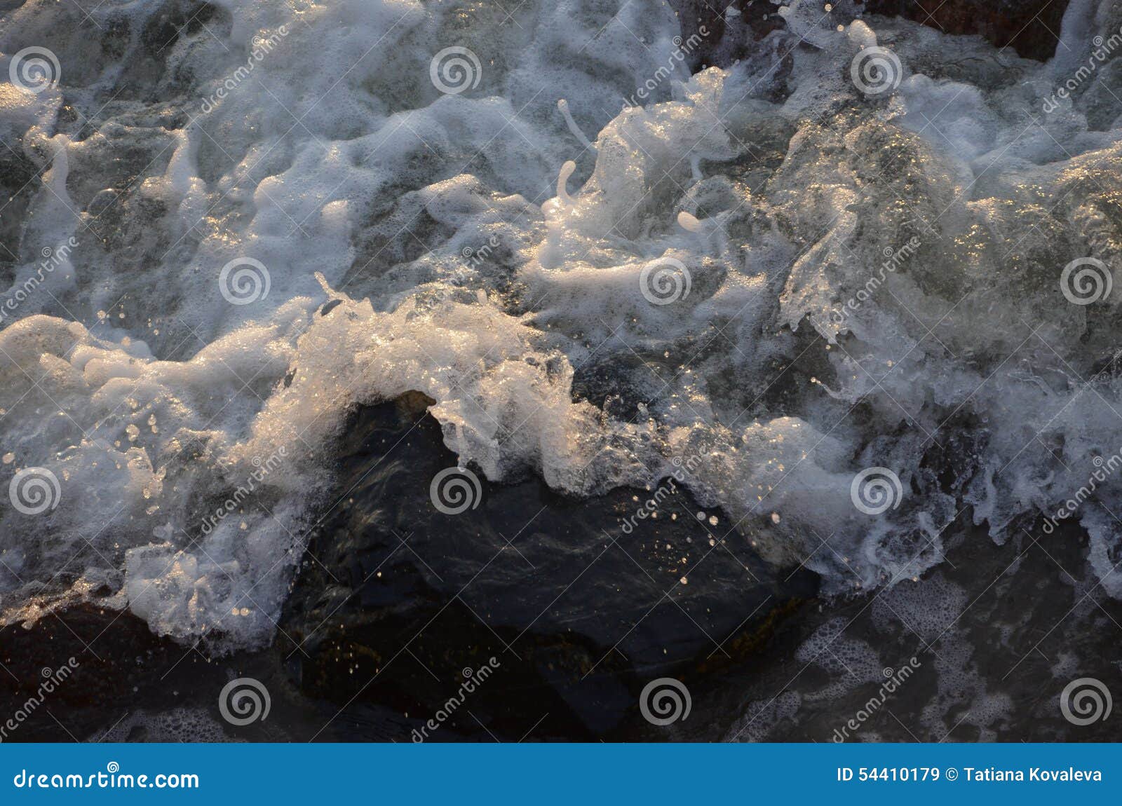 Cascade raging sea water 3 stock image. Image of foam - 54410179