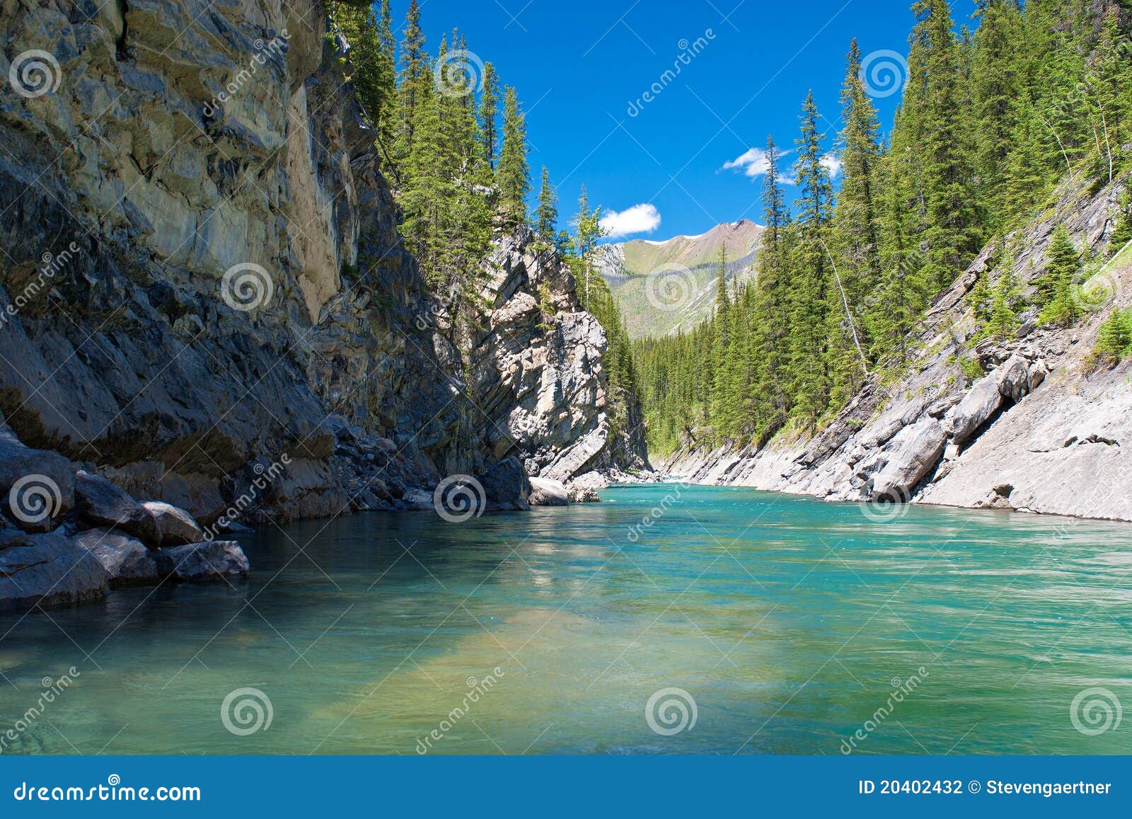 Cascade River, Banff National Park Stock Photo - Image of banff, nature ...