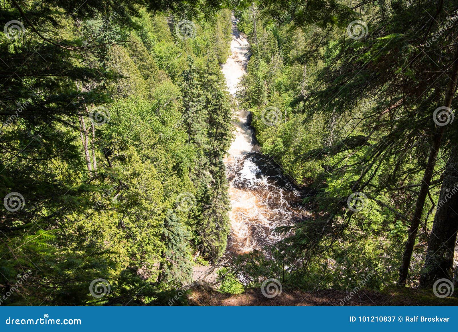 Cascade River stock image. Image of overlook, landscape - 101210837