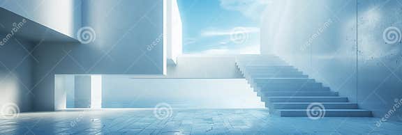 A Cascade of Shapes Falling into Infinity Stock Image - Image of ...