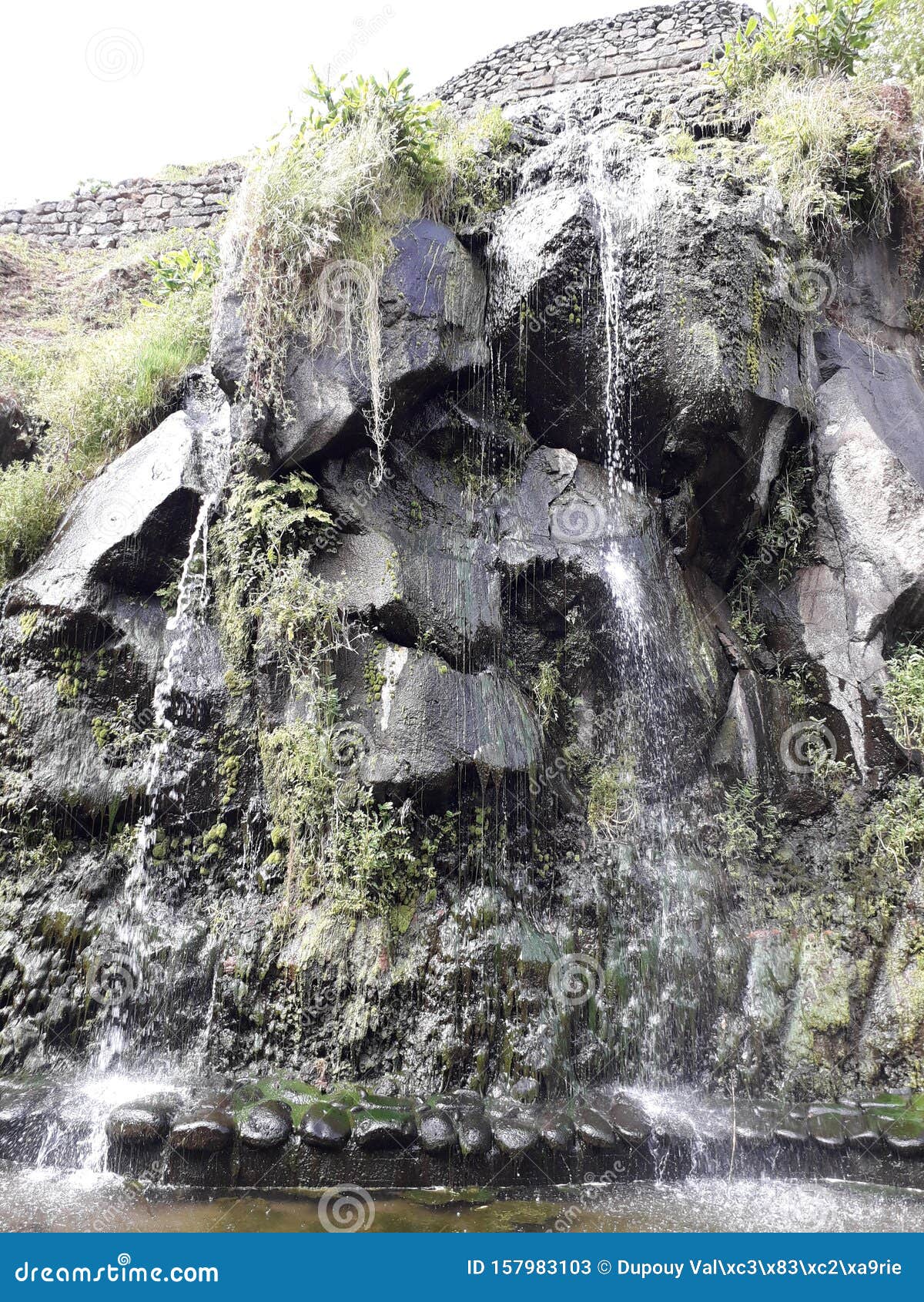 Cascade stone stock image. Image of waterfalll, stone - 157983103