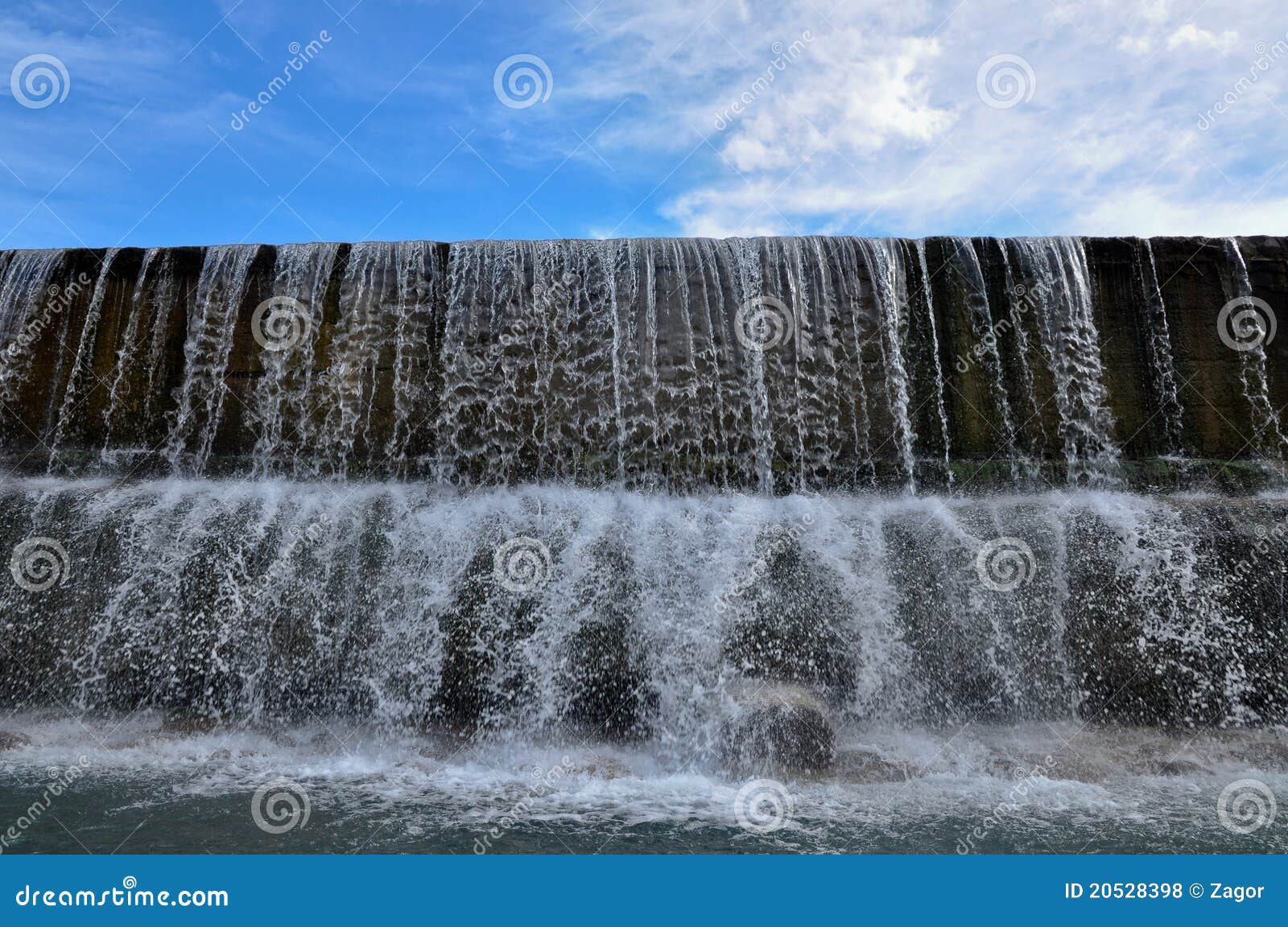 Cascade of a stream stock photo. Image of clear, stone - 20528398