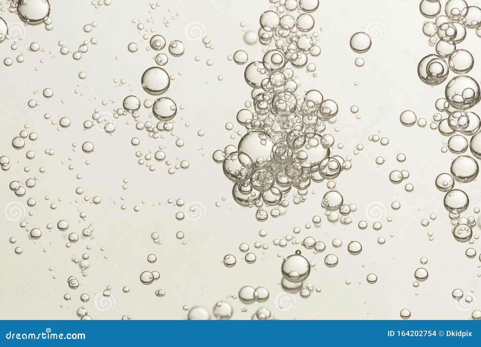 Cascade of water bubbles stock photo. Image of beige - 164202754