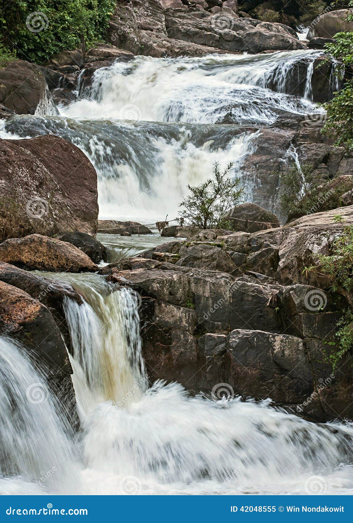 Cascade stock image. Image of creek, rural, cascade, lush - 42048555