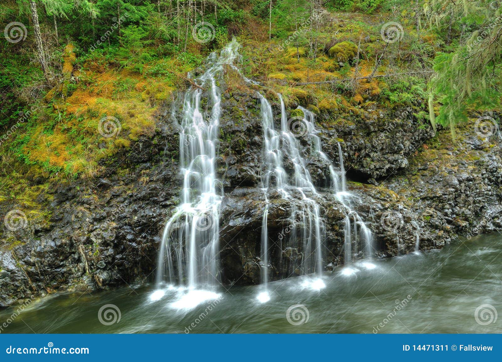 Cascade and waterfall stock image. Image of creek, rocky - 14471311