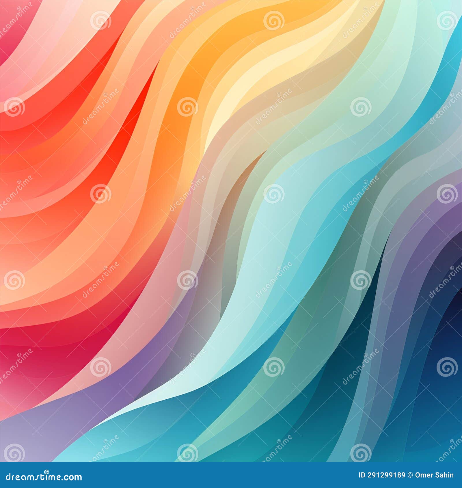 Cascading Colors in Mesmerizing Gradient Pattern Stock Illustration ...