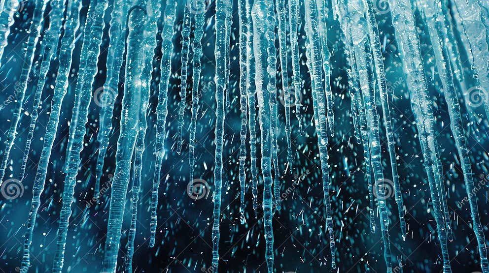 Cascading Symphony: Rain Dancing Down! Stock Photo - Image of ...