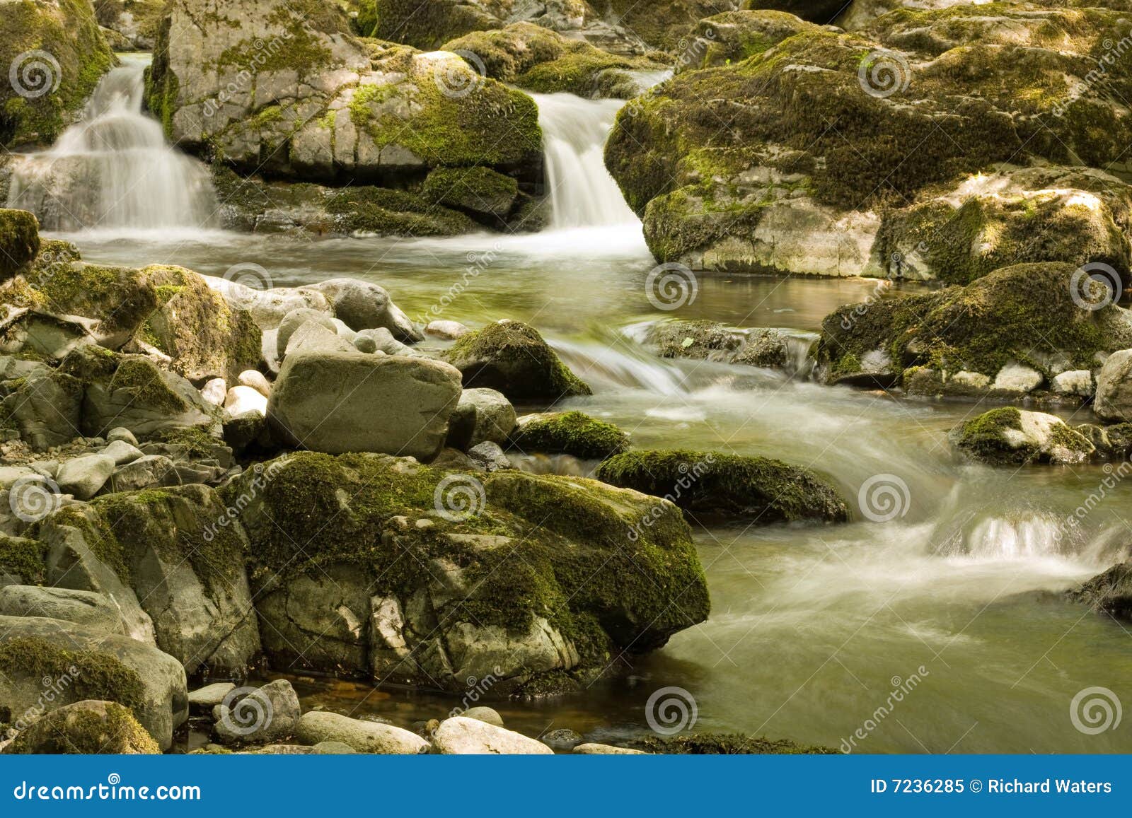 Cascading Waterfall stock image. Image of outdoor, cascade - 7236285