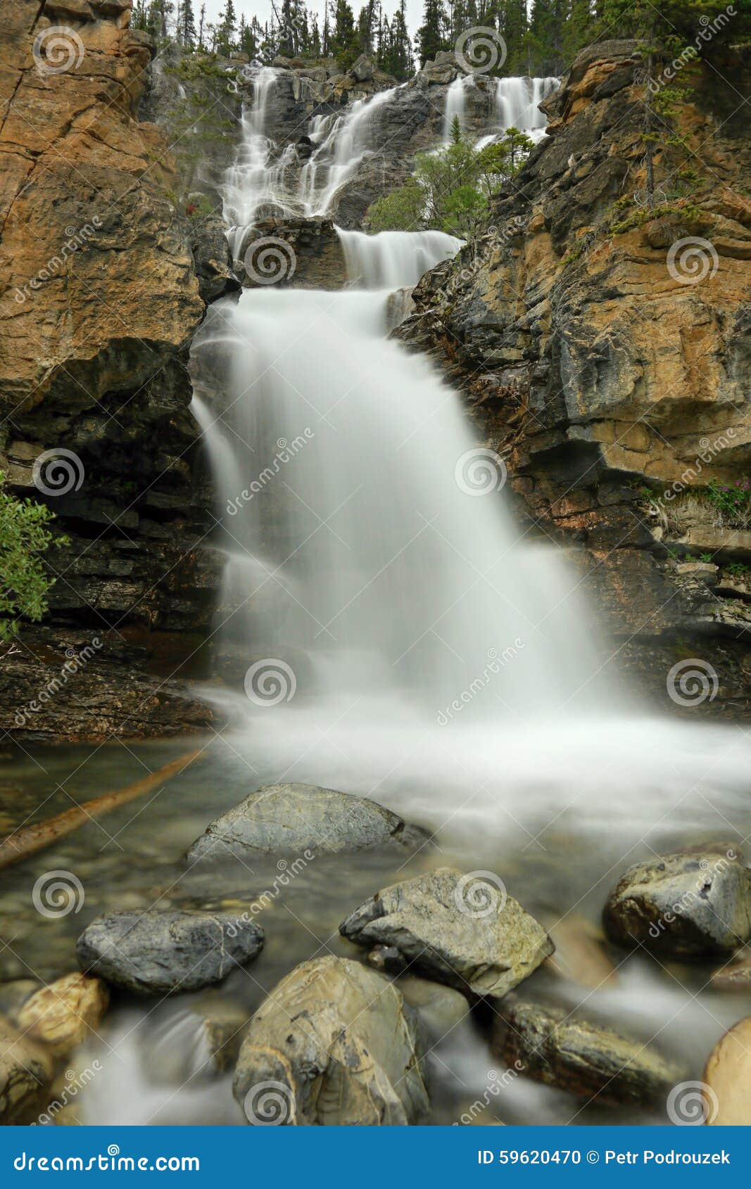 Cascading waterfall stock photo. Image of johnston, erosion - 59620470