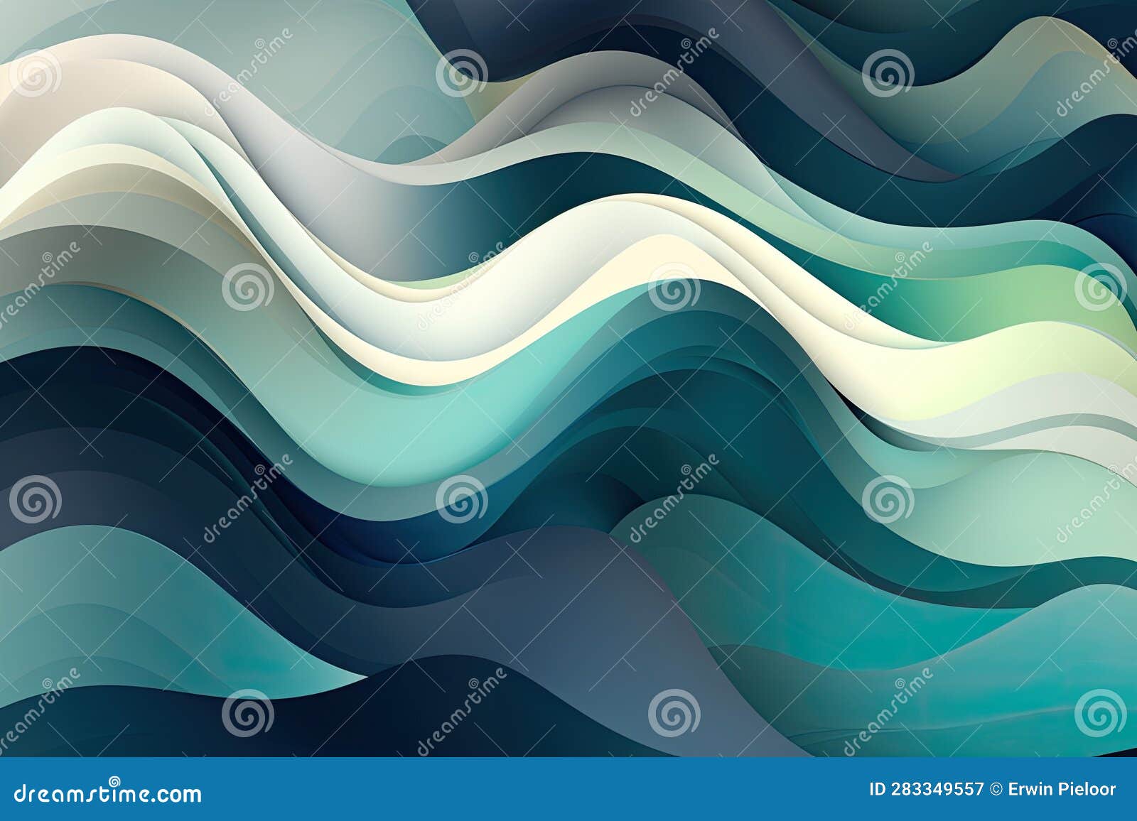 Cascading Wave Patterns in Abstract Background Design for Your Creative ...