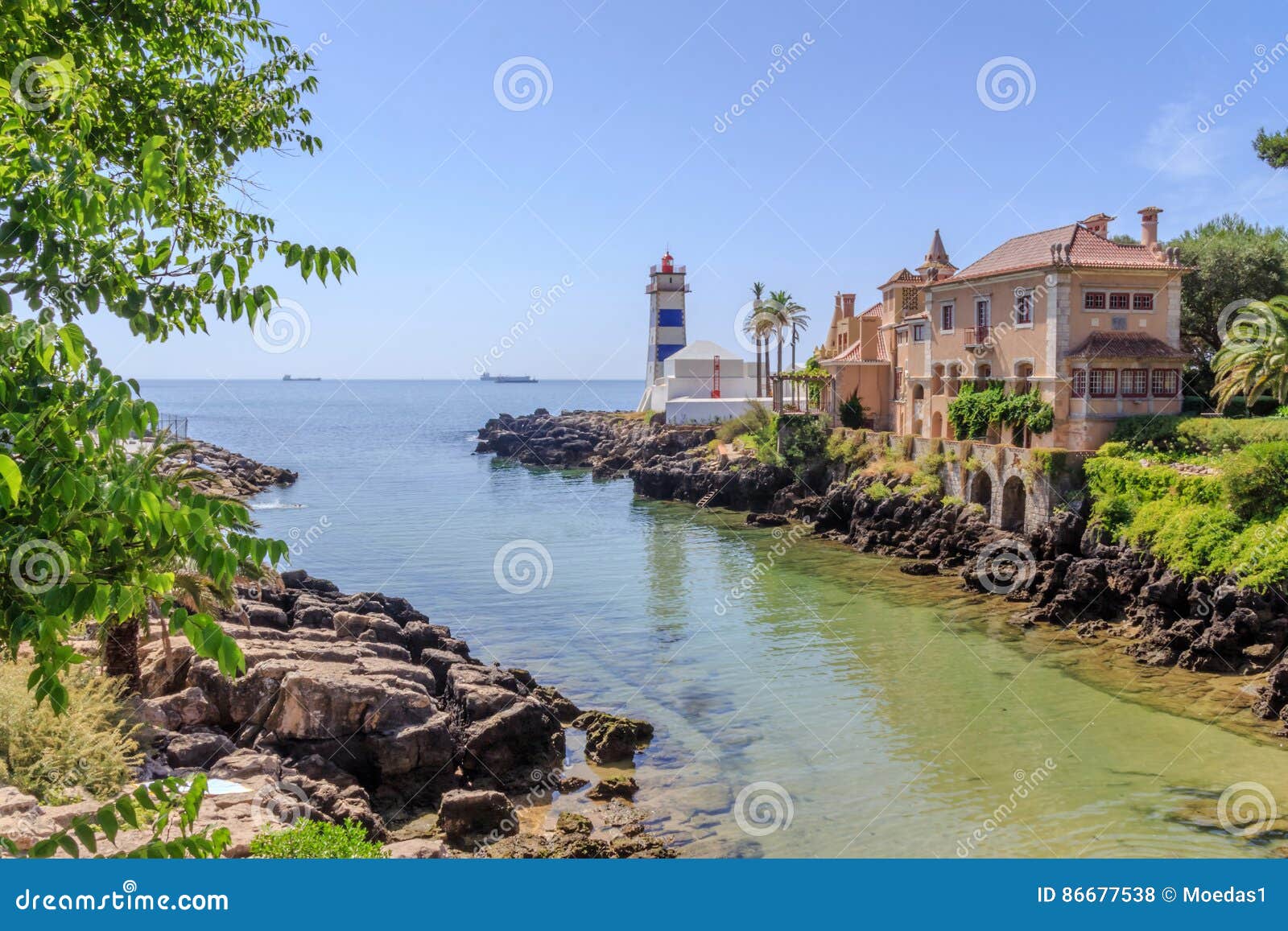 Cascais stock photo. Image of cascais, ocean, traditional - 86677538
