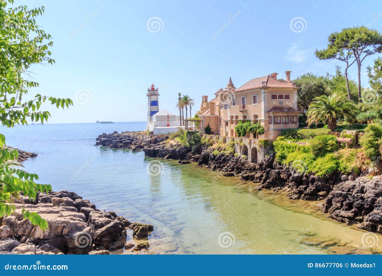 Cascais stock photo. Image of home, europe, village, portuguese - 86677706