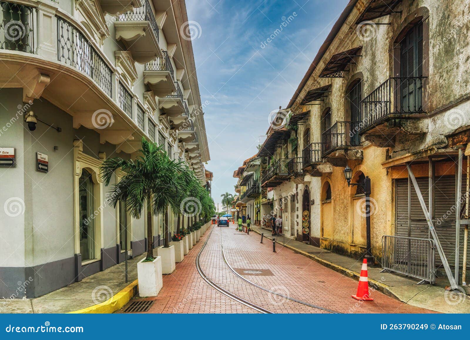 Casco Antiguo De Casco Antiguo De Panama Imagen de archivo editorial ...