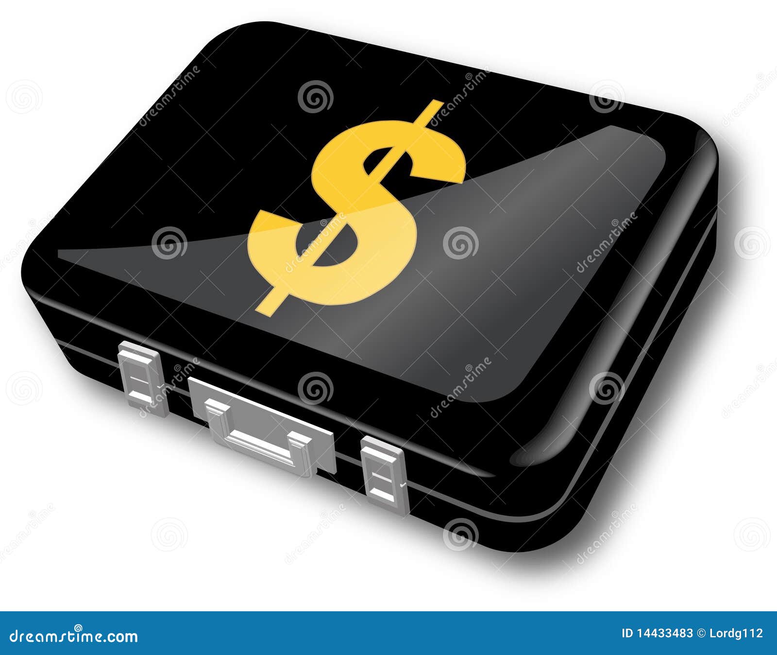 Case stock illustration. Illustration of objects, business - 14433483