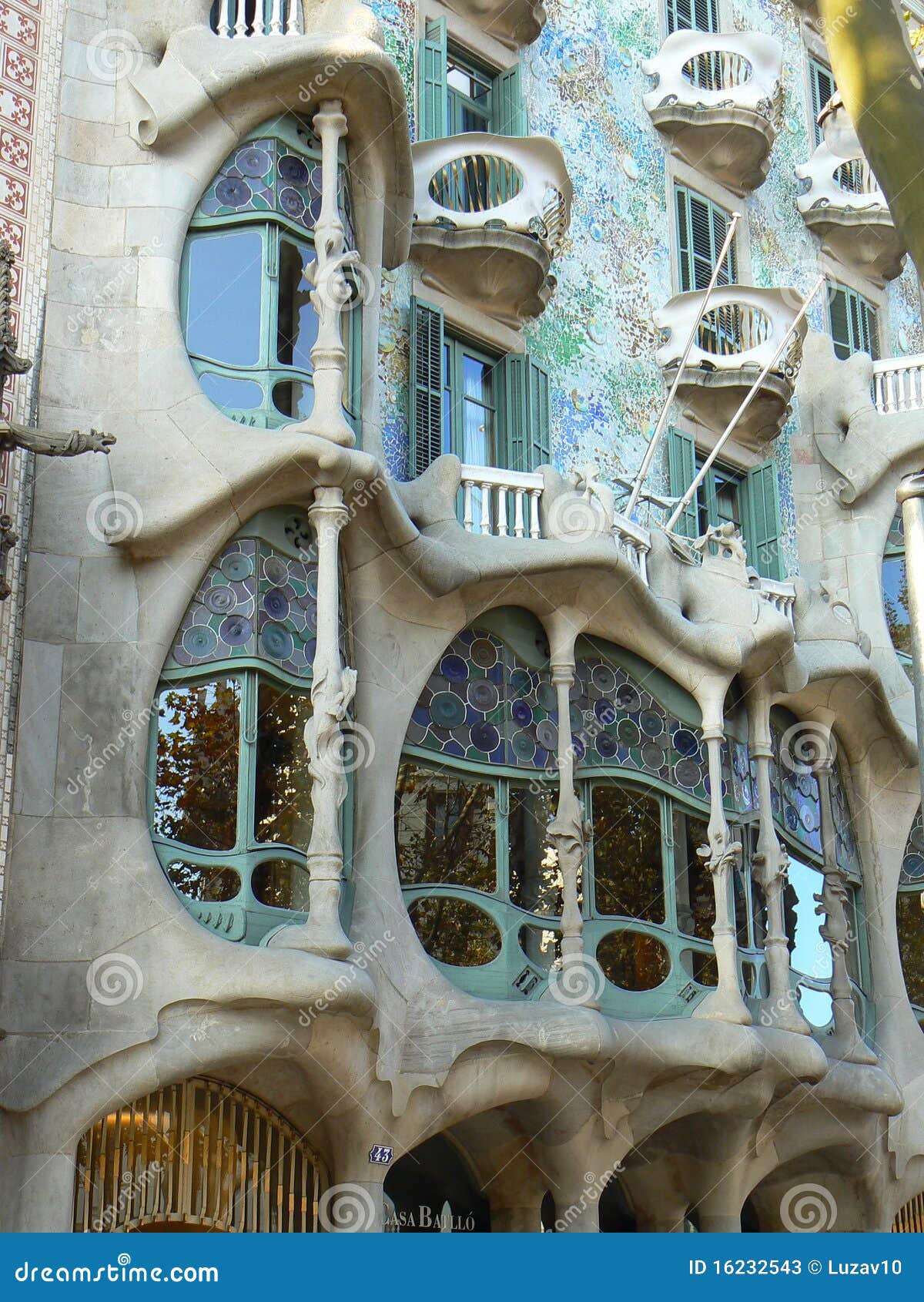 Case Batlló a Barcellona fotografia stock editoriale. Immagine di ...