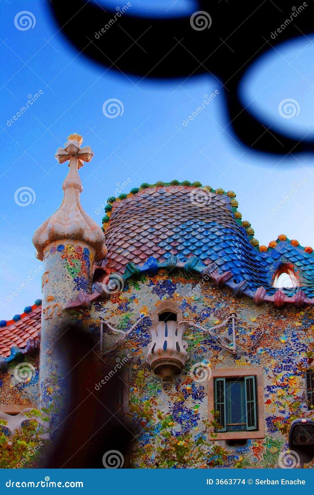 Case Batllo a Barcellona immagine stock editoriale. Immagine di ...
